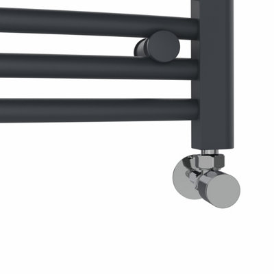 Right Radiators 1800x600 mm Curved Heated Towel Rail Radiator Bathroom ...