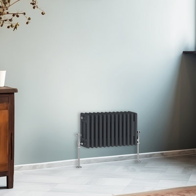 Right Radiators 300x607 mm Horizontal Traditional 3 Column Cast Iron ...