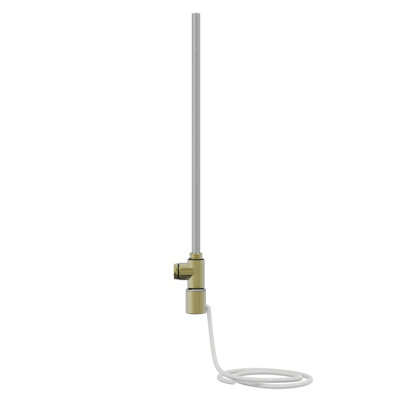 Right Radiators 400W Brushed Brass Dual Fuel Electric Heating Element ...