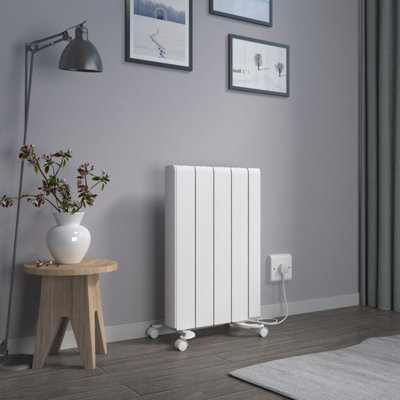 Right Radiators 4FIN 1000W Ceramic Electric Radiator Wall Mounted ...
