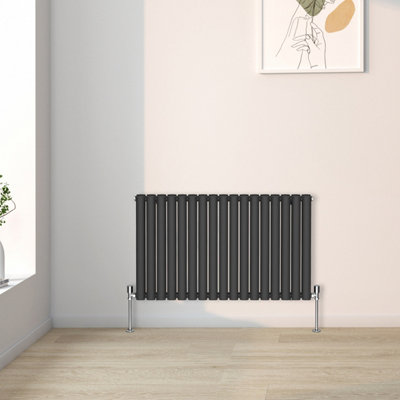 Right Radiators 600x1003mm Horizontal Double Oval Column Designer ...