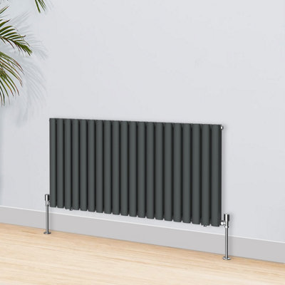 Right Radiators 600x1180mm Horizontal Double Oval Column Designer ...
