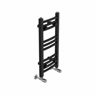 Right Radiators 600x300 mm Curved Heated Towel Rail Radiator Bathroom ...