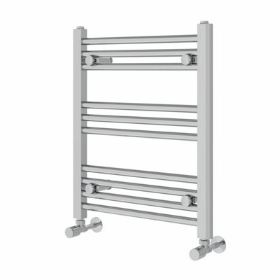 Right Radiators 600x500 mm Straight Heated Towel Rail Radiator Bathroom ...