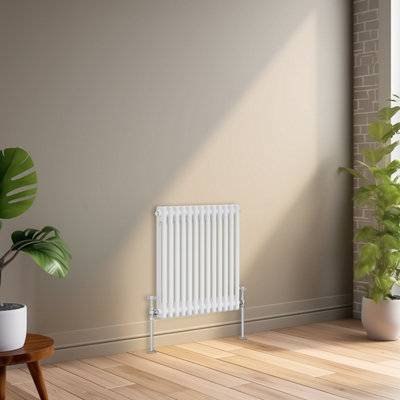 Right Radiators 600x605 mm Horizontal Traditional 2 Column Cast Iron ...