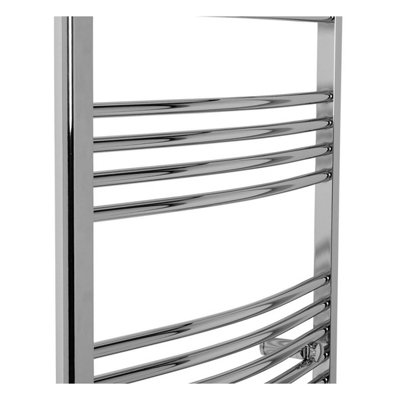 Right Radiators 750x600 mm Bathroom Curved Heated Towel Rail Radiator ...