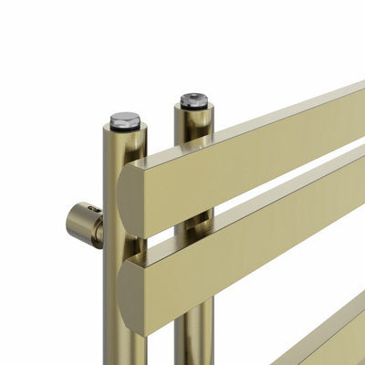 Right Radiators 800x450 mm Designer D Shape Heated Towel Rail Radiator ...
