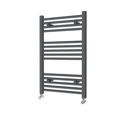 Right Radiators 800x500 mm Vertical Straight Heated Towel Rail Radiator ...