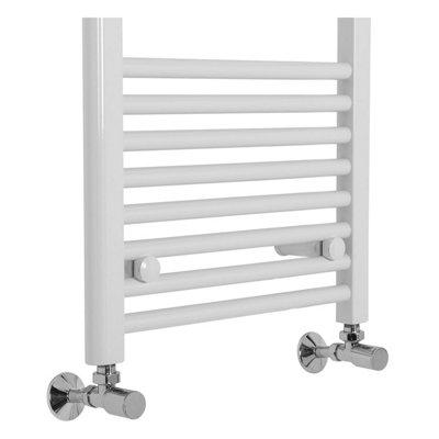 Right Radiators 900x450 mm Vertical Straight Heated Towel Rail Radiator ...