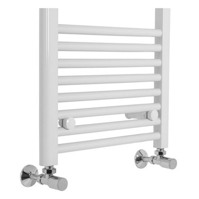 Right Radiators 970x450 mm Vertical Straight Heated Towel Rail Radiator ...