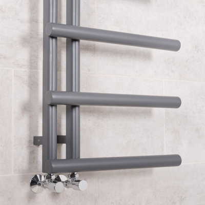Right Radiators 988x500 mm Heated Towel Rail Oval Designer Ladder ...