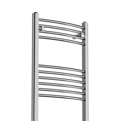 Right Radiators Electric Heated Towel Rail Radiator Curved Pre-filled ...