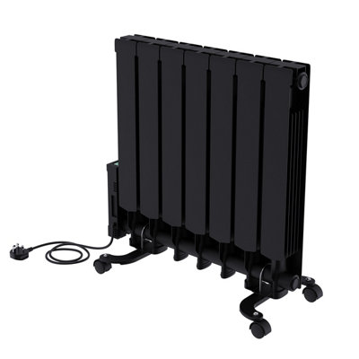 Right Radiators Electric Oil Filled Radiator WiFi Timer Portable Wall ...