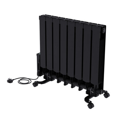 Right Radiators Electric Oil Filled Radiator WiFi Timer Portable Wall ...