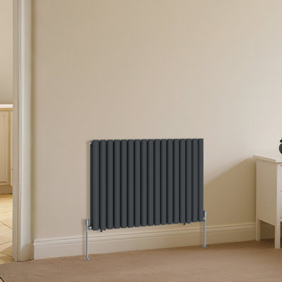Right Radiators Horizontal Double Oval Column Rads Designer Radiator ...
