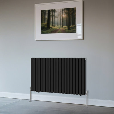 Right Radiators Horizontal Double Oval Column Rads Designer Radiator ...