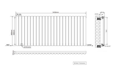 Right Radiators Horizontal Single Oval Column Rads Designer Radiator ...