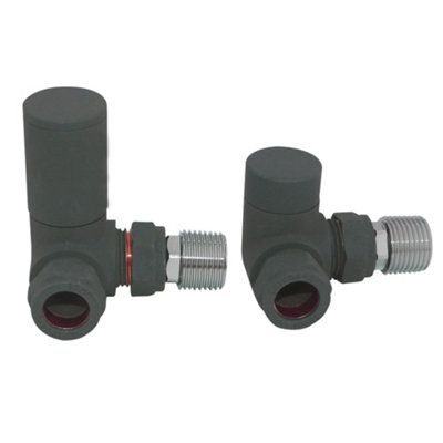 Right Radiators Manual Corner Radiator Valves 15mm Lockshield Central ...