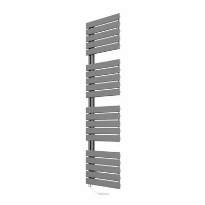 Right Radiators Prefilled Electric Heated Towel Rail Flat Panel Ladder ...