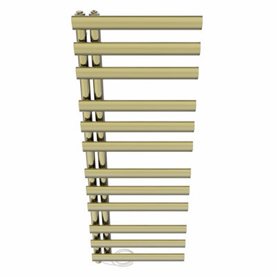 Right Radiators Prefilled Electric Heated Towel Rail Oval Column Ladder ...