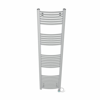 Right Radiators Prefilled Thermostatic Electric Heated Towel Rail ...