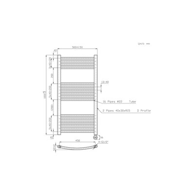 Right Radiators Prefilled Thermostatic Electric Heated Towel Rail ...