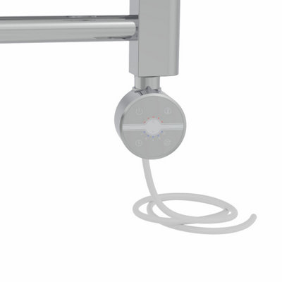 Right Radiators Prefilled Thermostatic Electric Heated Towel Rail ...