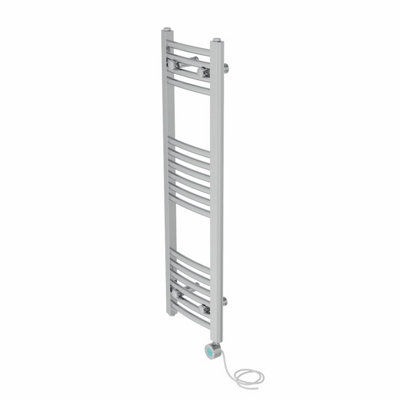 Right Radiators Prefilled Thermostatic WiFi Electric Heated Towel Rail ...