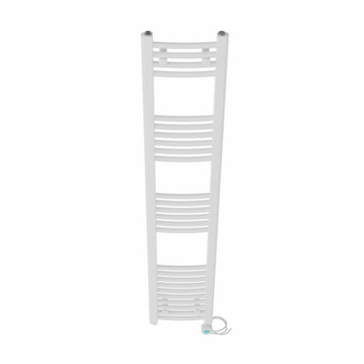 Right Radiators Prefilled Thermostatic WiFi Electric Heated Towel Rail ...