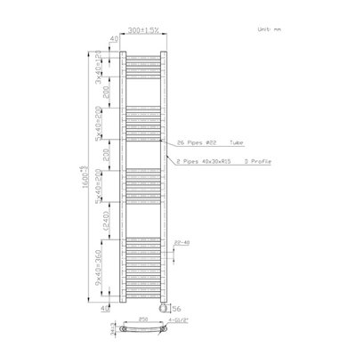 Right Radiators Prefilled Thermostatic WiFi Electric Heated Towel Rail ...