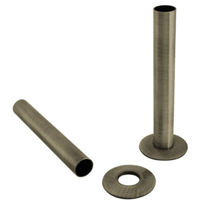 Right Radiators Radiator Pipes and Collars Easy Fit Packs 180mm Pipes ...