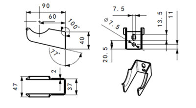 Right Radiators Traditional 2 Column Radiator Fittings Set Wall ...