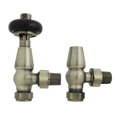 Right Radiators Traditional Antique Design TRV Thermostatic Brass ...