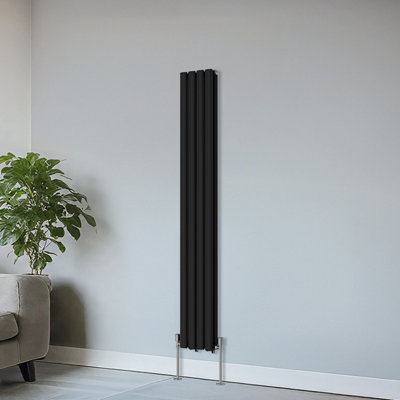 Right Radiators Vertical Double Oval Column Rads Designer Radiator ...