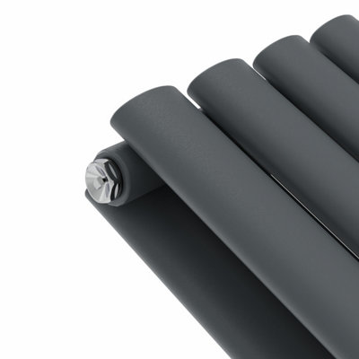 Right Radiators Vertical Double Oval Column Rads Designer Radiator ...