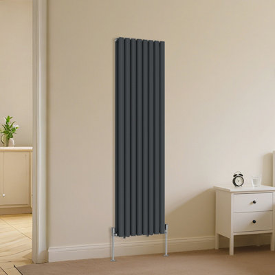 Right Radiators Vertical Double Oval Column Rads Designer Radiator ...