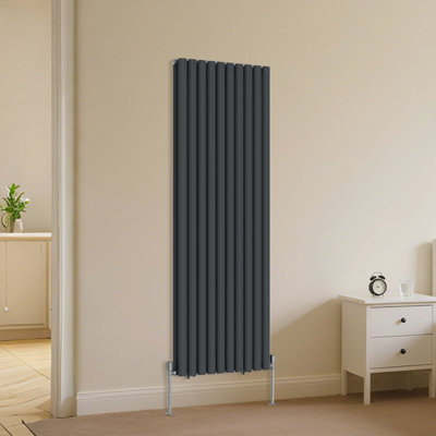 Right Radiators Vertical Double Oval Column Rads Designer Radiator ...