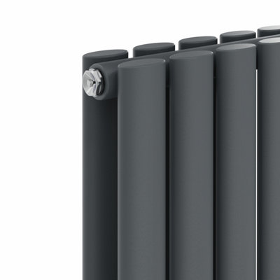 Right Radiators Vertical Double Oval Column Rads Designer Radiator ...