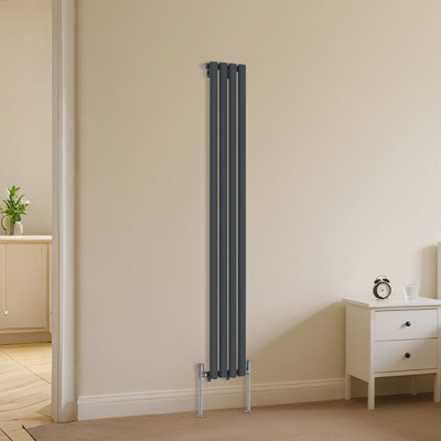 Right Radiators Vertical Single Oval Column Rads Designer Radiator ...