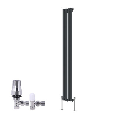 Right Radiators Vertical Single Oval Column Rads Designer Radiator ...