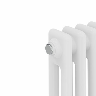 Right Radiators White Traditional 2 Column Radiator Vertical Cast Iron ...