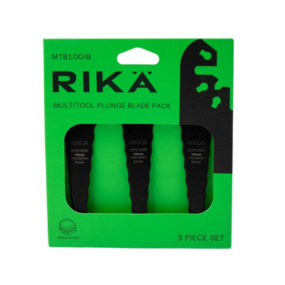 RIKA Multitool Blade Set For Insulation Board 3pk 100mm Softer ...