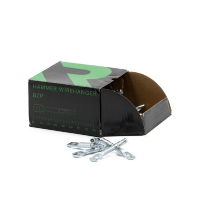 RIKA Wirehanger 6 x 55mm Suspended Ceiling Hanger BZP Zinc Anti ...