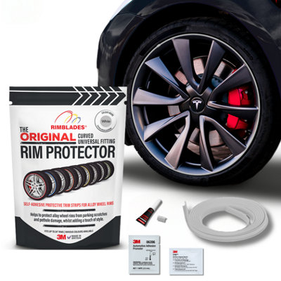 Rimblades Original White Alloy Wheel Protectors for 1 Wheel Only