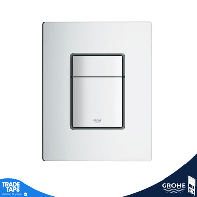 Rimless D Wall Hung Toilet Pan, Seat & GROHE 1.13m Concealed Cistern ...