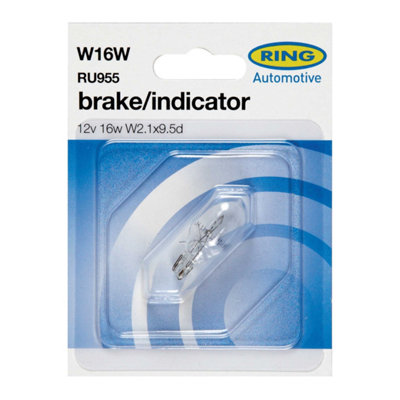 Ring 12V DC 16W W2.1 x 9.5d replacement capless brake, indicator ...