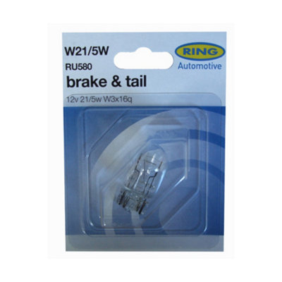Ring Capless W21/5W replacement brake and tail bulb.