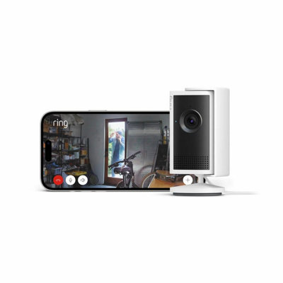 Ring Plug-In Indoor Camera Plus White 2 Pack, 2K Indoor Security ...