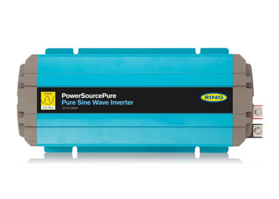 Ring Power Inverter 600W PowerSourcePure Pure Sine Wave 12v DC to 230v ...