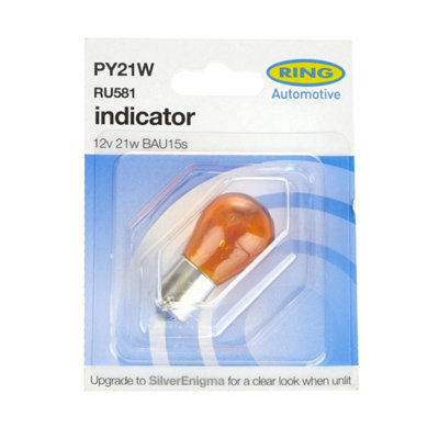 Ring PY21W replacement amber indicator bulb.